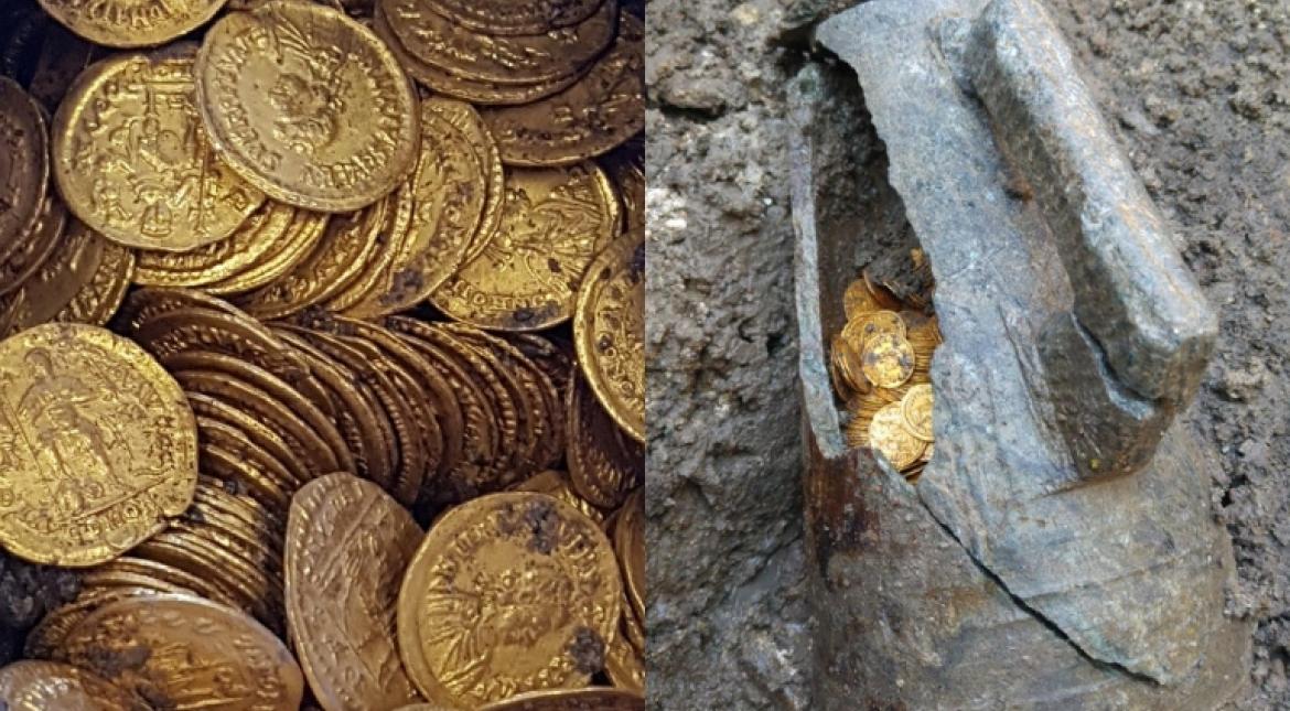 Ancient Roman gold coins worth millions found in Italy